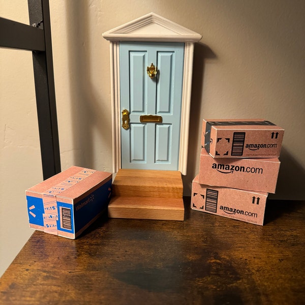 PRINTABLE Shipping Boxes for 1:3 Scale Dollhouse (can Be Re-scaled for ...
