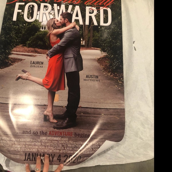 Personalized Engagement Movie-themed Wedding Poster Wedding Reception ...