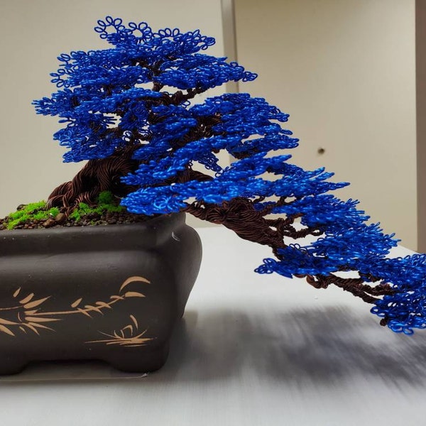 Father Day Gift Daughter, Copper Wire Bonsai Tree, Wire Tree Sculpture ...