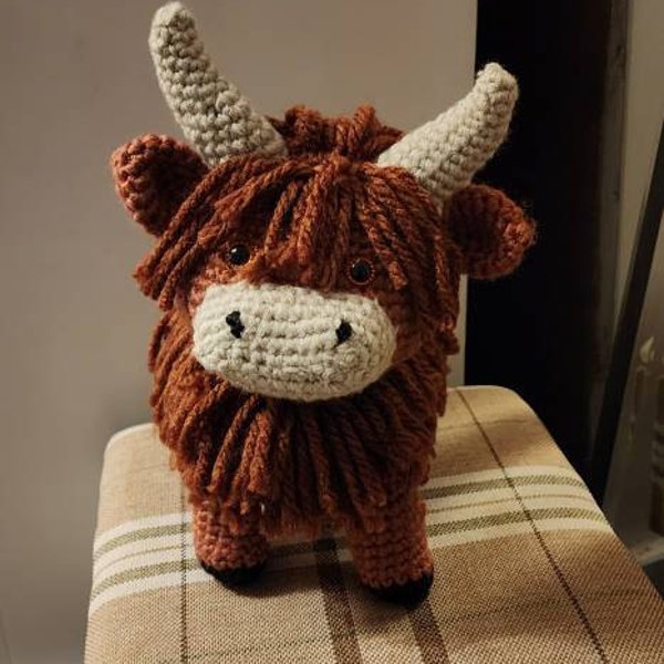 Highland Cow Crochet Pattern, Amigurumi Crochet Pattern, Highland Cow ...