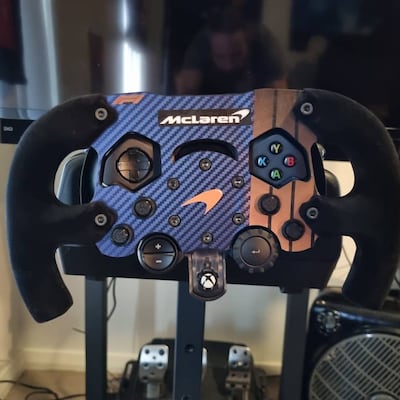 Logitech G29/G920/G923 Racing F1 Wheel Carbon Forged Purple and Fabric ...