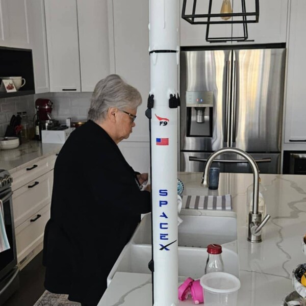 Starship & Super Heavy Rocket Model Ver2 15"-45" 1:100 Scale, Heat ...