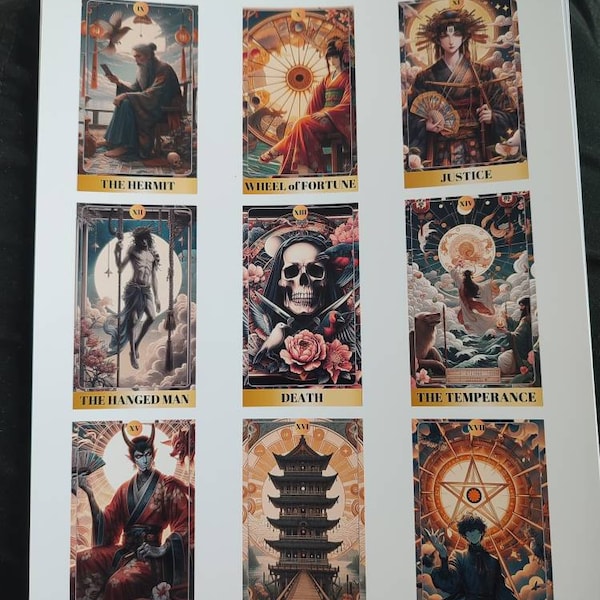 78 Tarot Cards Deck, Salvador Dali Theme 78 Tarot Cards, Printable ...