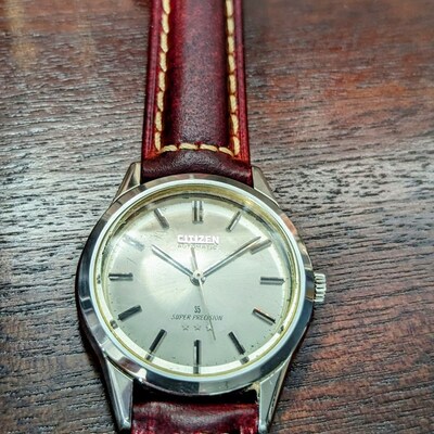 Handmade Copper Brown Italian Leather Watch Strap, Full Grain Leather ...