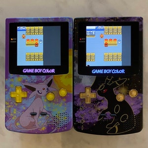 Custom Backlit Nintendo Gameboy Color IPS XL artist Series Eeveeloution ...
