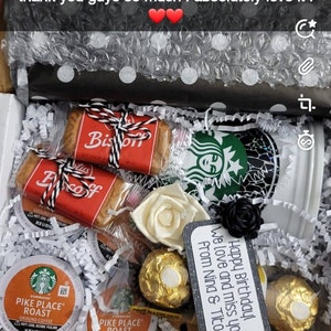 Deluxe Starbucks Coffee Gift Box/ Coffee Lover/ Coffee Addict/ - Etsy