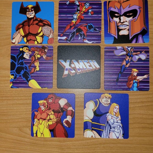 Arcade Videogame Drink Coasters - X-men Arcade Set of 8 - Etsy