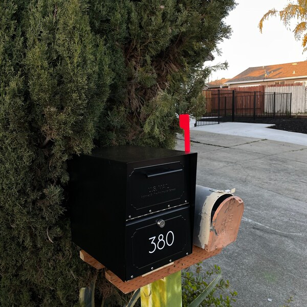 Custom Mailbox Address Numbers, Modern Mailbox Numbers, Mailbox Decals ...
