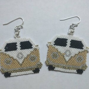 Bear Paw Brick Stitch Earrings Pattern Native Inspired PDF Instant ...