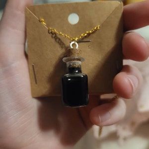 Mini Custom Potion Bottle Necklace - Etsy