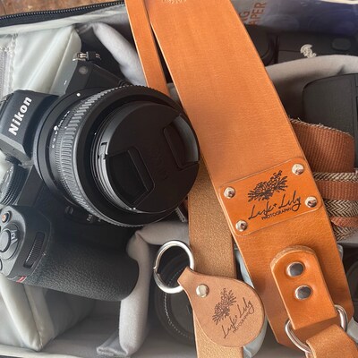 Karig Leather Dual Camera Harness in Full Grain Water - Etsy