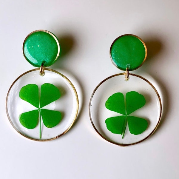 Pressed Dried 4 Leaf Clover for Floral Art Craft Resin Cast - Etsy