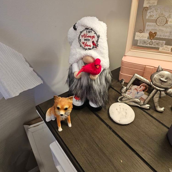 I Am Always With You Cardinal Comfort Gnome: Handmade Inspirational ...
