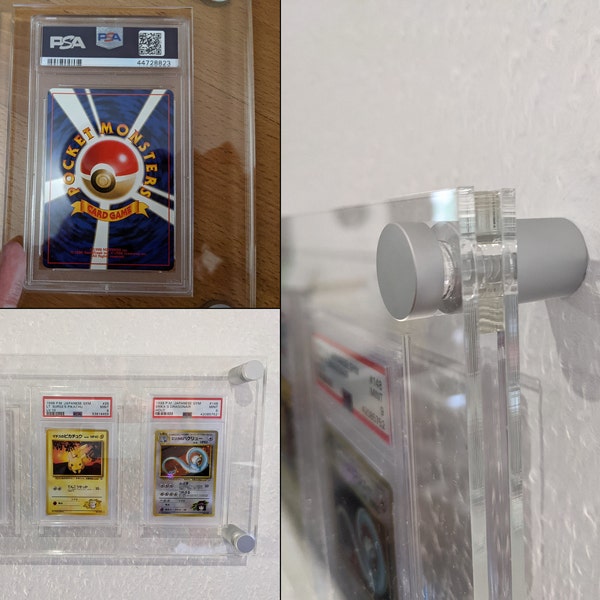 Pokemon Card PSA Slab Display Frame 3x1 - Etsy Australia
