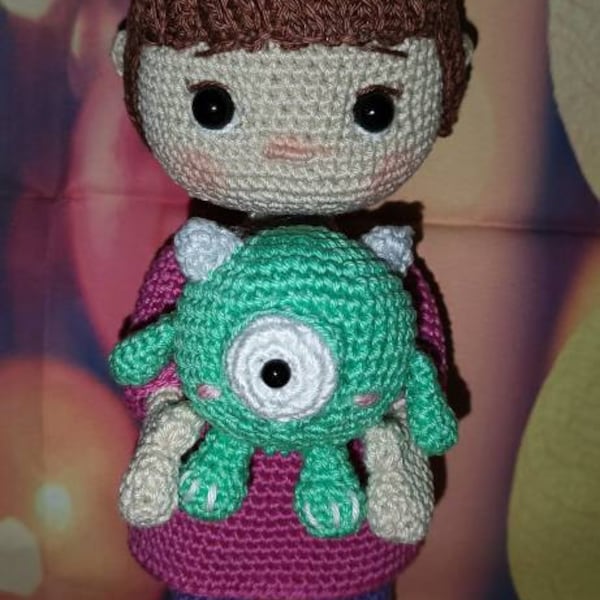 Booee,miky,sullisan and Outfit Crochet English Pattern - Etsy