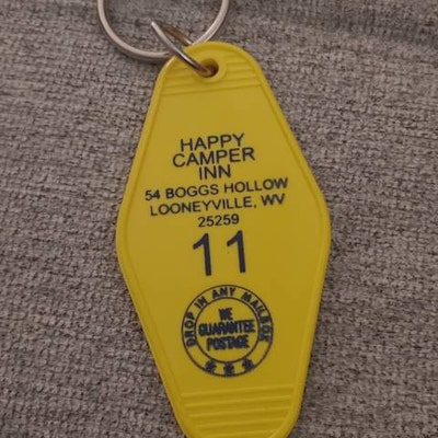 Retro-look Jurassic Park Isla Nublar Raptor Pen Key Tag - Etsy