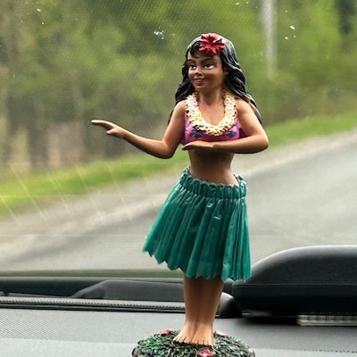 Dashboard Hula Doll, Van Life, Hawaiian Girl, New Car Gift, Truck Accessories, Dashboard Hula ...