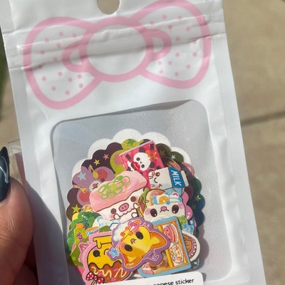 Rare 71-piece Kawaii sweets and Desserts Themed Japanese Sticker Flake ...