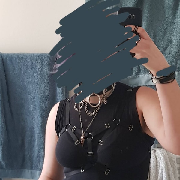 Harness Woman Outfit, Chest Harness for Women, Top Harness Belt ...