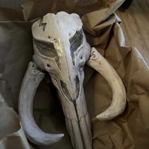 3D Printed Mythosaur Skull Wall Decor | Mandalorian Fanart - Etsy