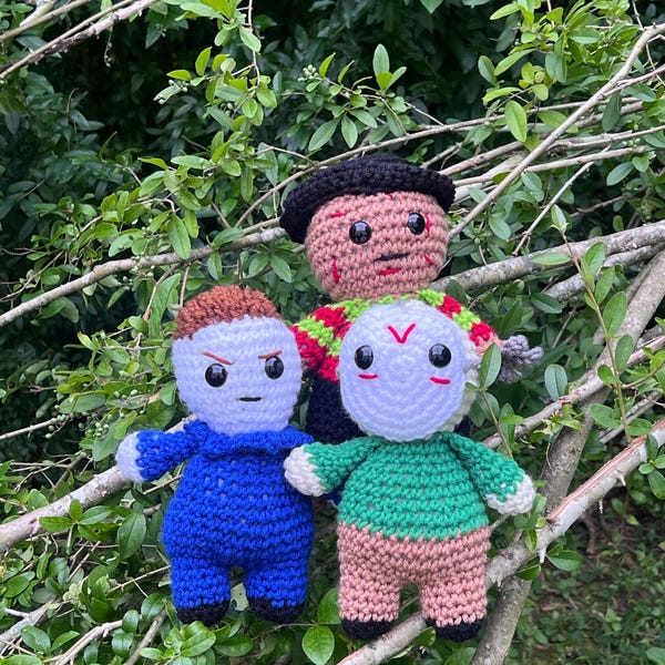 Halloween Pattern Bundle, Baby Freddy, Jason, Samson, Skeleton, Michael ...