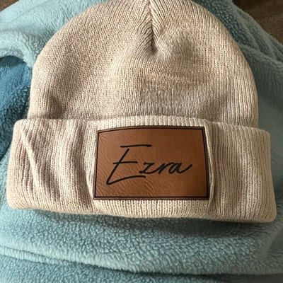 Personalize Baby Beanie With Name Custom Toddler Hat Kids Youth Child ...