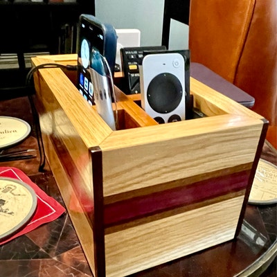 Remote Control Holder Handmade Clicker Keeper Desk Organizer Caddy by ...