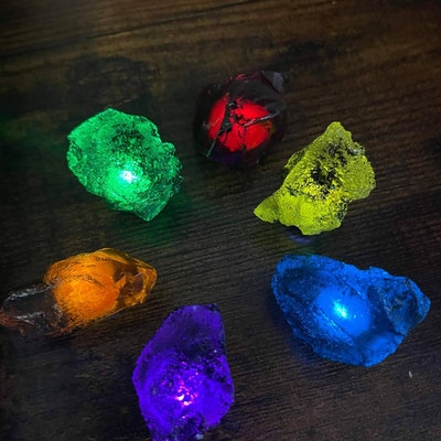 Raw Infinity Stones FULL SET Bestseller Infinity Gauntlet Avengers ...