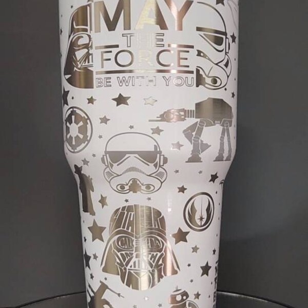 Star Wars 40oz Tumbler Engraving Wrap Design - Etsy