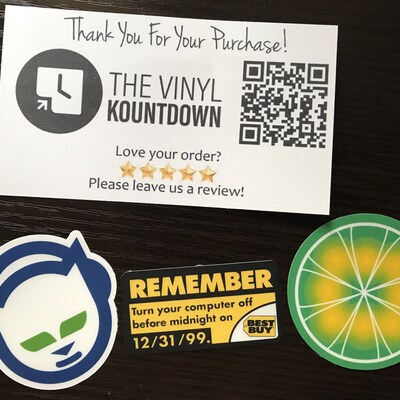 Y2K Reminder Turn off Your Computer 12/31/99 Funny Sticker for Laptop ...