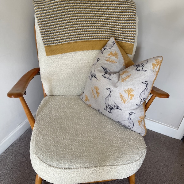 Ercol 203 Chair and Footstool Cushion Covers Made to Order. Custom ...