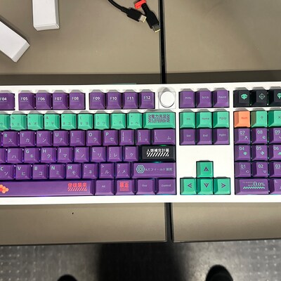 Cute Matcha MOA Keycap Set, Kawaii Anime Keycaps for Mechanical ...