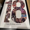 Personalised 18th Photo Collage, Photo Grid Print, Wall Art ...