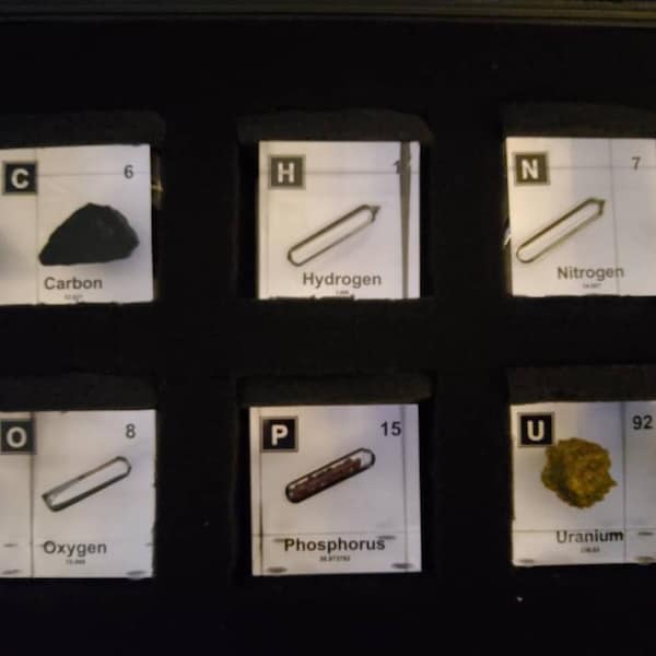 Carbon Element Cube Sample for Element Collection PERIODIC TABLE ...