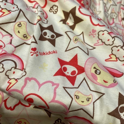 Cartoon Characters Cotton Jersey Fabric by the Yard - Etsy