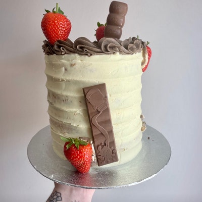 Lissielou Style 1 Metal Double Edged Cake Scraper, Metal Cake Scraper ...