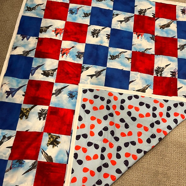 Airplane Fabric - Fighter Jet Above by Axeleon - Plane Flight Flying ...