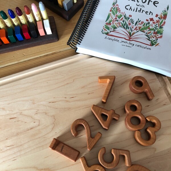 Wood Number and Math Symbol Blocks - Etsy