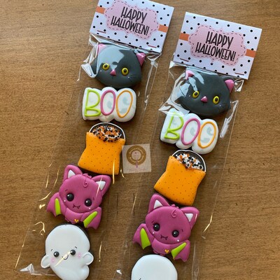 3 Printable Happy Halloween Bag Topper Halloween Treat Bag Toppers Fall ...
