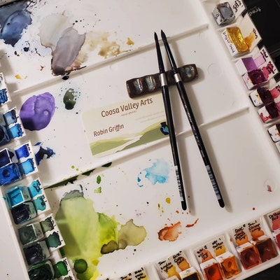 Folk Art Sheep Gauge Swatch Ruler in Inches and Centimeters, 4 Inch-10 ...