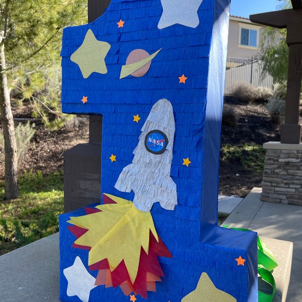 Space Number Pinata - Etsy