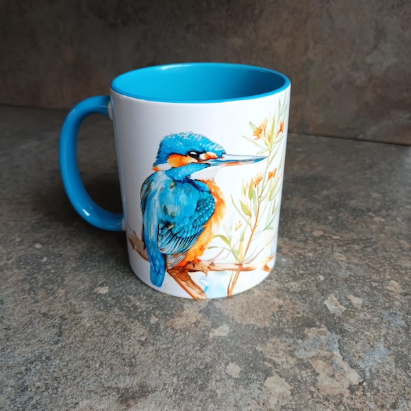 Ocean Puffin Ceramic Mug, Atlantic Puffing Mug, 11oz Stained Glass ...