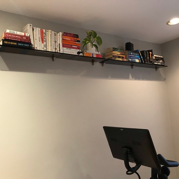 Perspex/acrylic Coloured Shelves - Smoked Dark Grey for Interiors - Etsy