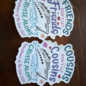 Cruise Word Art Wall Door Magnet Sign, Royal Caribbean Carnival MSC NCL ...