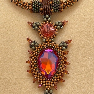 Beading Pattern for the aurora Necklace Pa-013 | Etsy