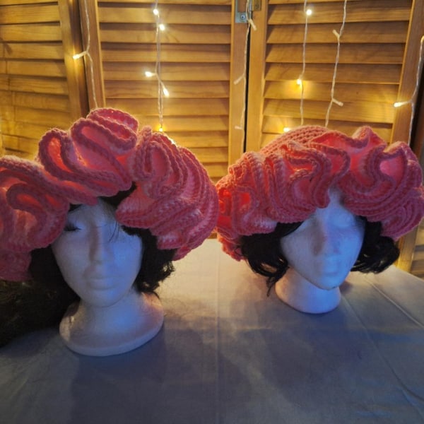Basic Ruffle Hat Pattern - Etsy