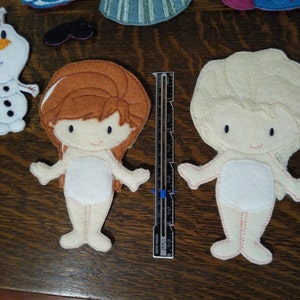 Chance Felt Paper Doll Toy Digital Design File 5x7 | Etsy