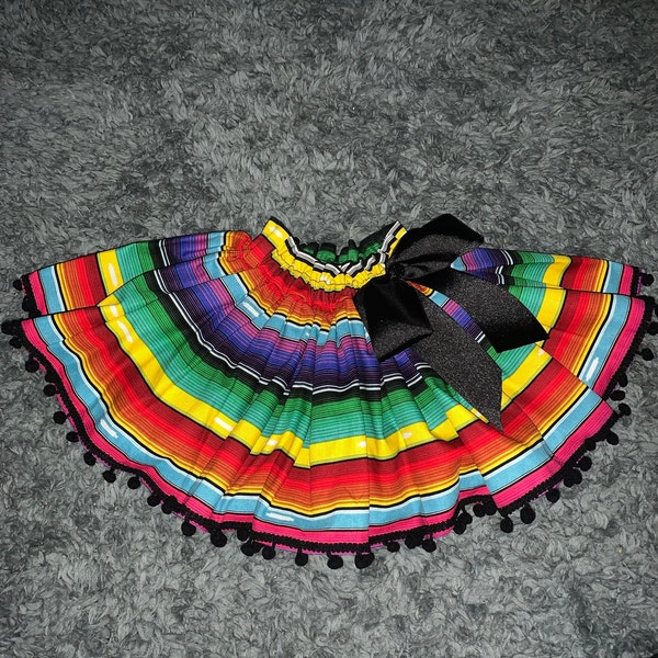 Fiesta Serape Skirt Outfit, Personalized Birthday Party Wear - Etsy