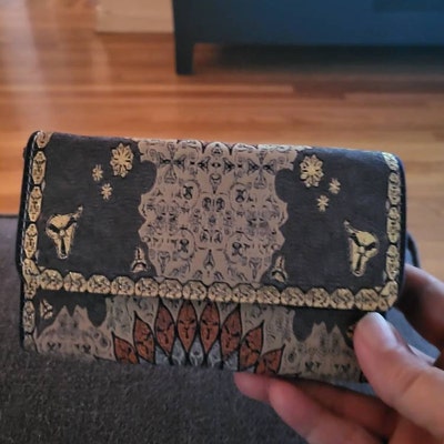 Small Cute Wallet for Women, Handmade Vegan Wallet for Women, Boho ...