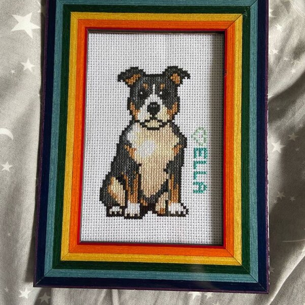 Tiny Dachshund Cross Stitch Pattern Cute Doxie Cross Stitch 2 Cross ...